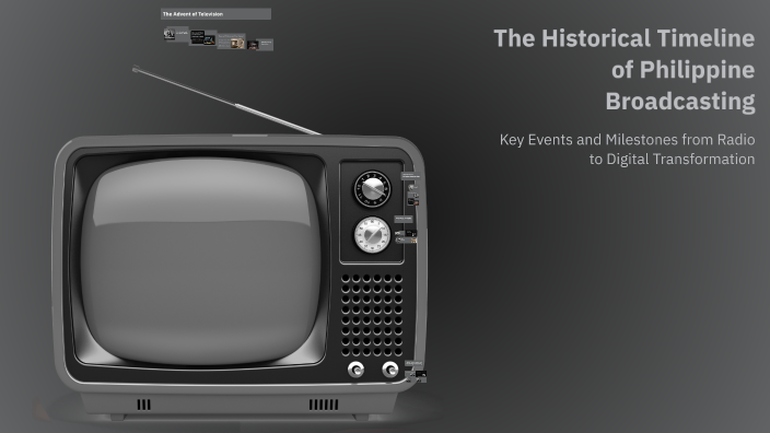 The Historical Timeline of Philippine Broadcasting by Mhel Jancel ...