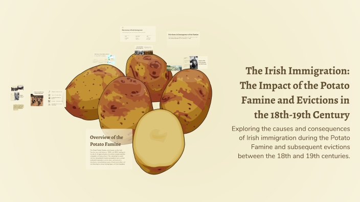 The Irish Immigration: The Impact of the Potato Famine and Evictions in ...