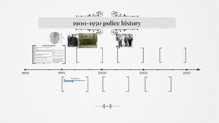 1900-1950 police history by daniel mendez