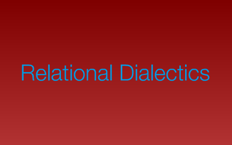 Comm Theory: Relational Dialectics by Abigail Witten on Prezi