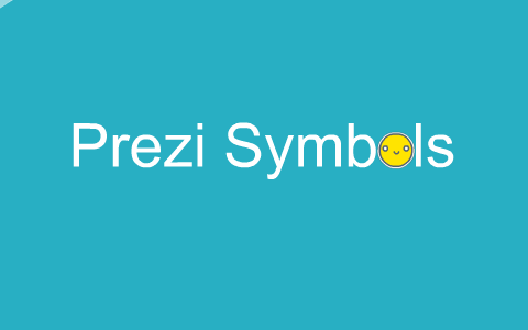 Online Prezi Symbols by Ahmed Yousify on Prezi