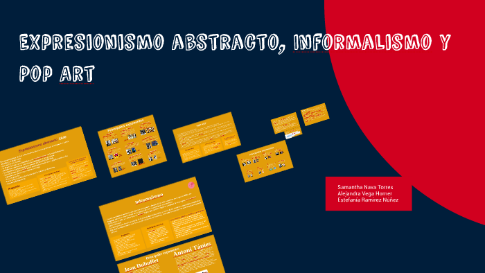 Expresionismo abstracto, Informalismo y Pop Art by samantha nava on Prezi
