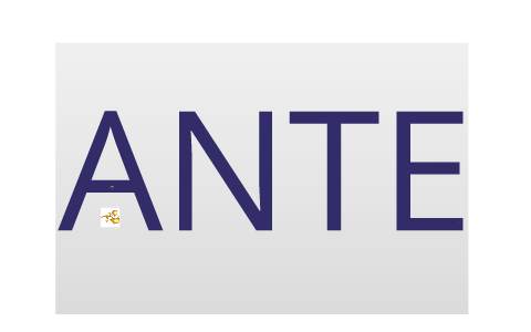 Root Word-Ante by Shannon Bittner