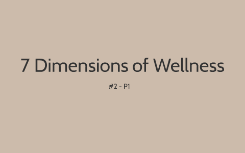 7 Dimensions of Wellness by Morgan Eadie on Prezi