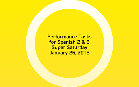 Spanish Performance Tasks for Spanish 2 & 3 by Daria Valdez on Prezi