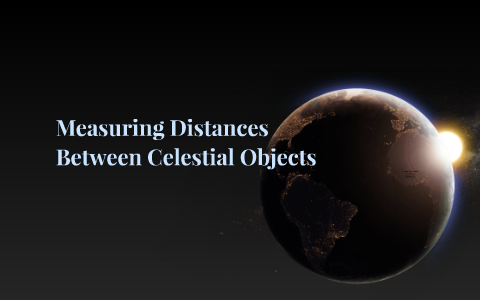 Distances Between Celestial Objects, How are They Measured? by Neil ...