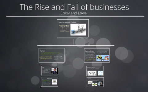 The Rise and Fall of businesses by Colby Schofield