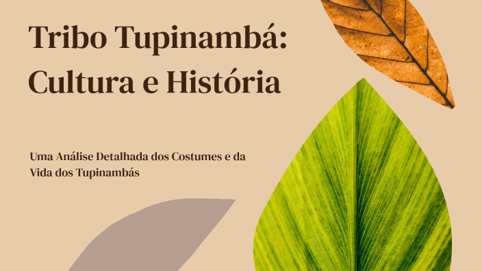 Tribo Tupinambá: Cultura e História by lipw s2 on Prezi