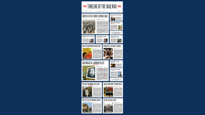 Iraq War Timeline by Grace Carlson on Prezi