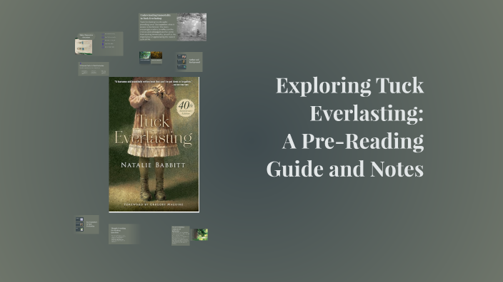 Exploring Tuck Everlasting: A Pre-Reading Guide for 5th Graders by ...