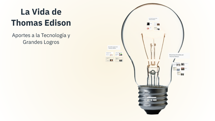 La Vida de Thomas Edison by Johan manuel Camacho moreno on Prezi