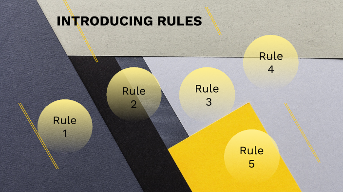 Introducing Rules by on Prezi