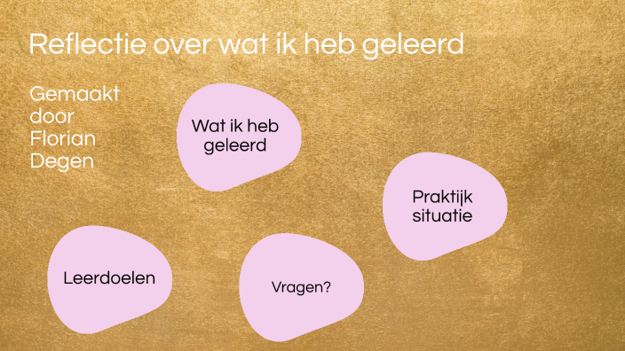 Wat heb ik geleerd? by Florian Degen on Prezi