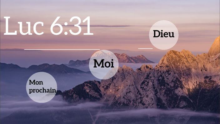 Luc 6:31 La règles d'or by on Prezi