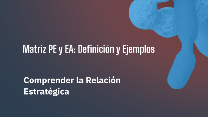 Matriz PE y EA: Definición y Ejemplos by Yoana Yoana on Prezi