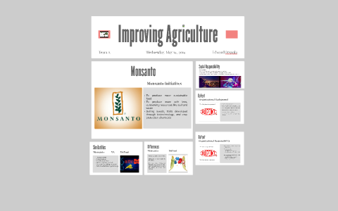 Improving Agriculture by Joshua Hunsaker