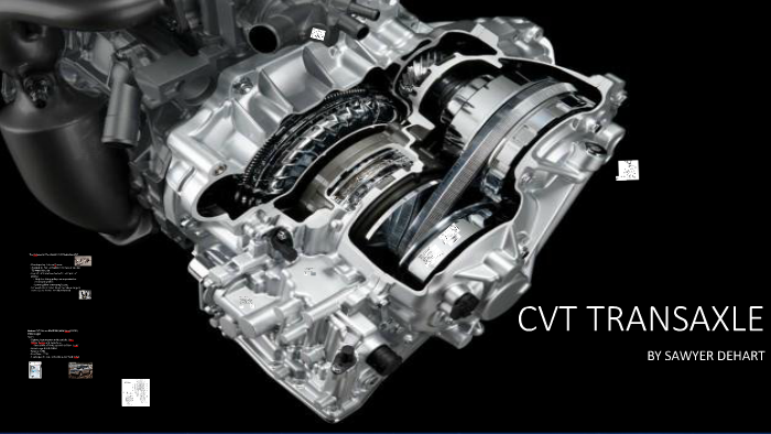 History of the CVT Transmission by Sawyer DeHart History of the CVT Transmission by Sawyer DeHart