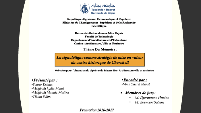 La signaletique dans la mise en valeur du patrimoine by Salim TITOUN on ...