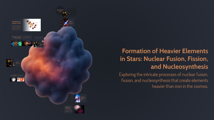 Formation of Heavier Elements in Stars: Nuclear Fusion, Fission, and ...