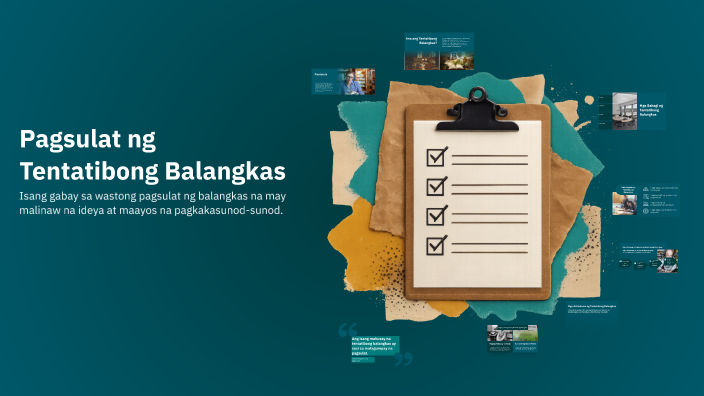 Pagsulat ng Tentatibong Balangkas by Allan andrie Rogayan on Prezi