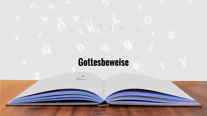 Gottesbeweise by Marc Schäfer on Prezi