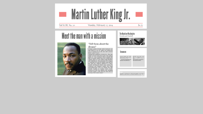 Martin Luther King Jr. by Emi Petty on Prezi