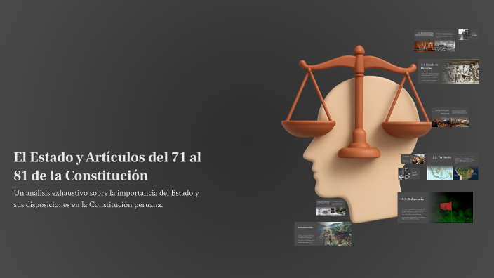 El Estado y Artículos del 71 al 81 de la Constitución by Maximo Morales ...