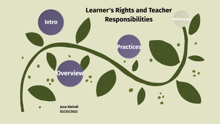Learner’s Rights and Teacher Responsibilities by Jena Kleindl on Prezi