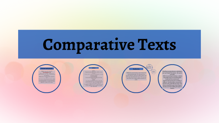 Comparative Texts by Konell Perkins on Prezi