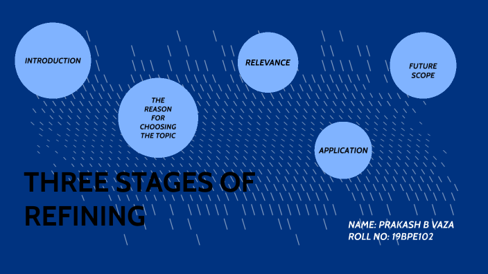 THREE STAGES OF REFINING by PRAKASH VAZA on Prezi