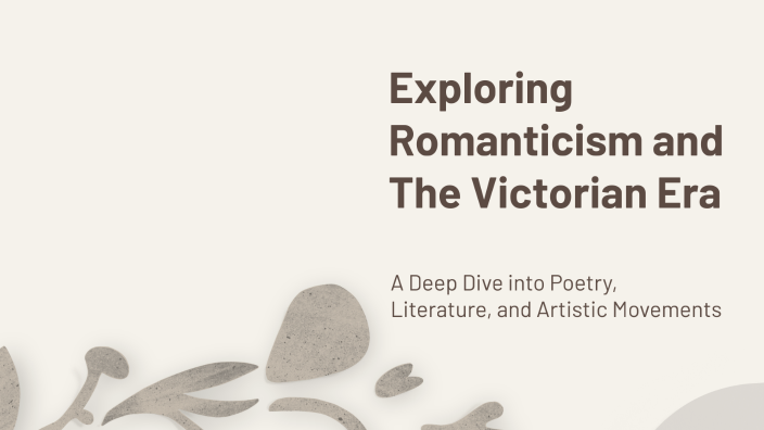 Exploring Romanticism, Poetry, and the Victorian Era by Ashly Hyatt on ...