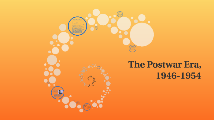 The Postwar Era, 1946-1954 by Brian Miller on Prezi