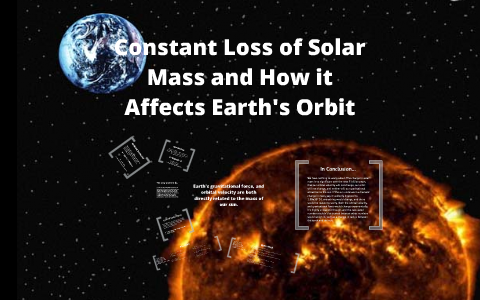 Constant Loss of Solar Mass and Earth's Orbit by Connor Johnson on Prezi