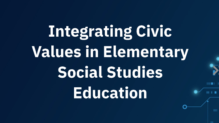 Integrating Civic Values Elementary Social Studies Education by Troi ...