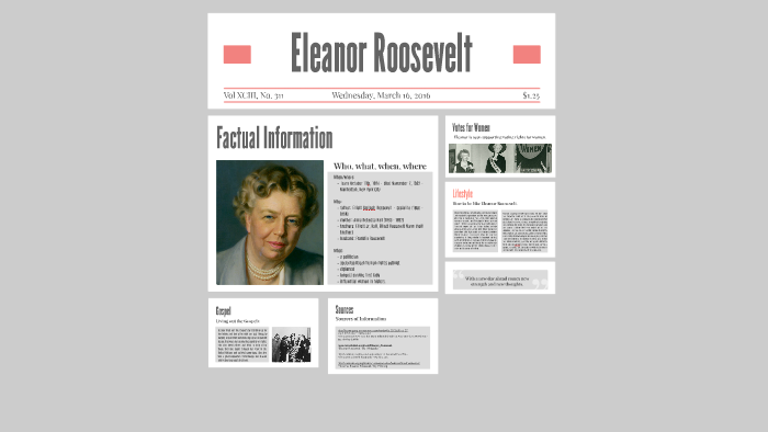 Eleanor Roosevelt by hazel hernandez on Prezi
