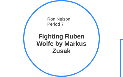 Fighting Ruben Wolfe by Markus Zusak by ron Nelson on Prezi