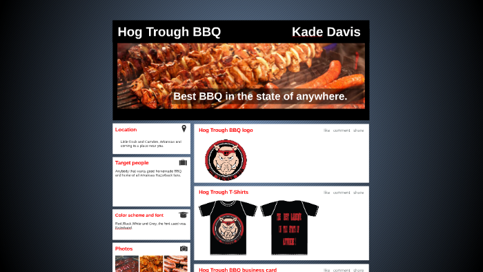 Hog Trough BBQ by kade davis on Prezi