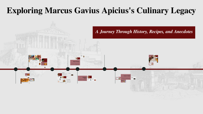 Exploring Marcus Gavius Apicius's Culinary Legacy by Jordan on Prezi