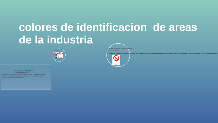 colores de identificacion de areas de la industria by Javier Villatoro ...