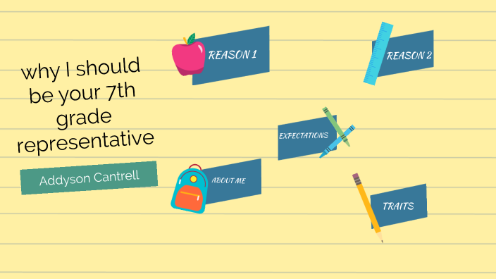 Why I should be your 7th grade representative by Addyson Cantrell on Prezi