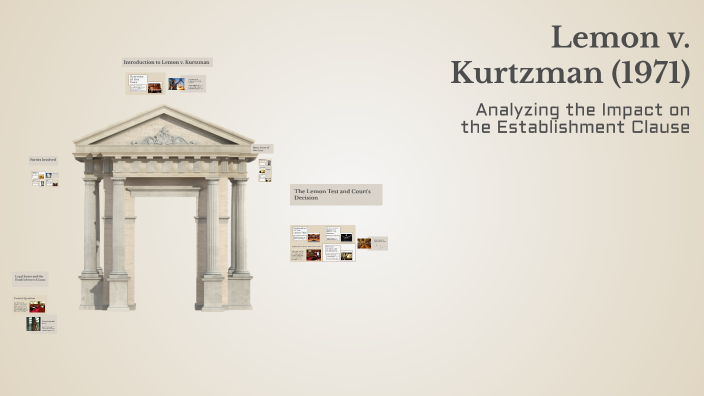 Lemon v. Kurtzman (1971) by Seby Moncoeur on Prezi
