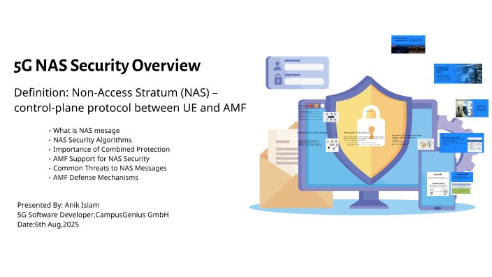 Demo 5G NAS Security Overview by Anik Islam on Prezi
