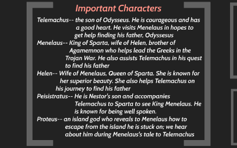 The Odyssey -- Book 4 by Olivia Sterling on Prezi