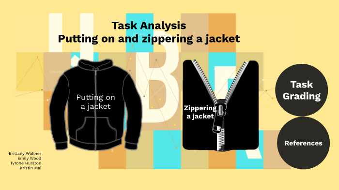 Task Analysis Putting on and zippering a jacket by Kristin Mai on Prezi