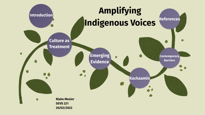 Amplifying Indigenous Voices Project #1 by Blake Mosier on Prezi