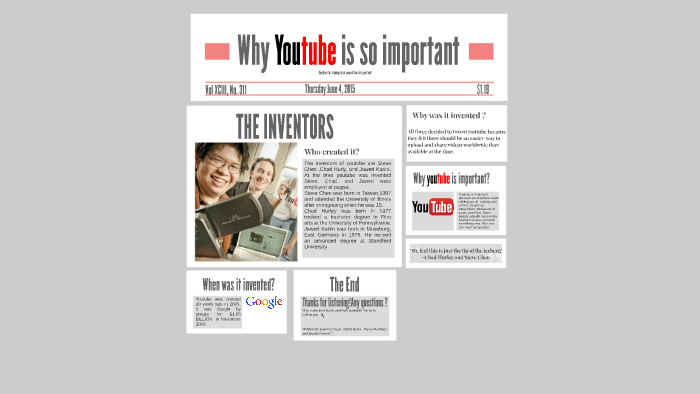 why youtube is so important by heidy reyes on Prezi