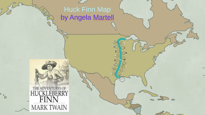 Huck Finn Map by Angela Martell on Prezi