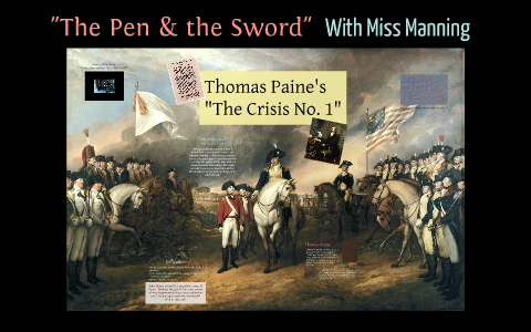 "The Pen & The Sword" - Teaching Thomas Paine's "The Crisis No. 1 ...