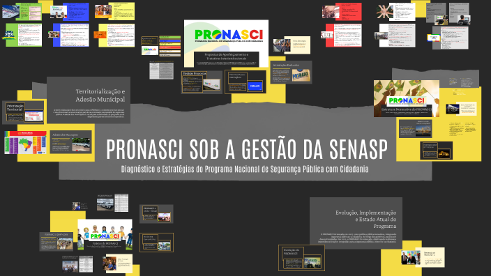 PRONASCI SOB A GESTÃO DA SENASP by Tiago Martinez on Prezi