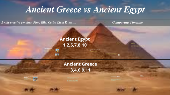 Ancient Greecevs Ancient Egypt by Ella Freedman (Student) on Prezi